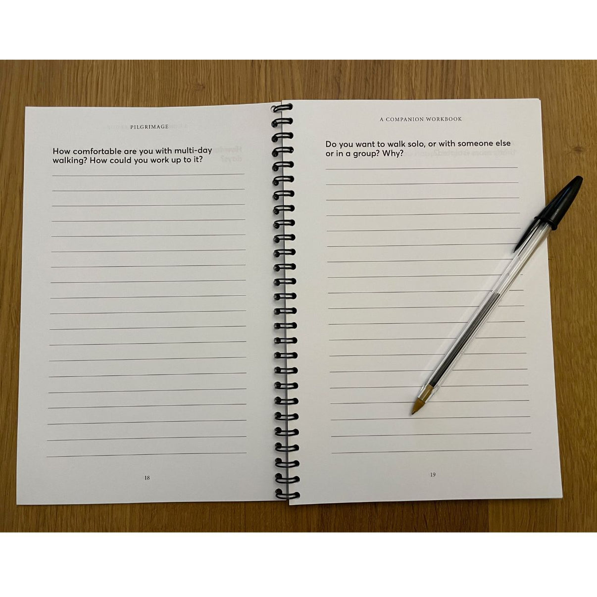 Pilgrimage Spiral-Bound Companion Workbook – The Creative Penn