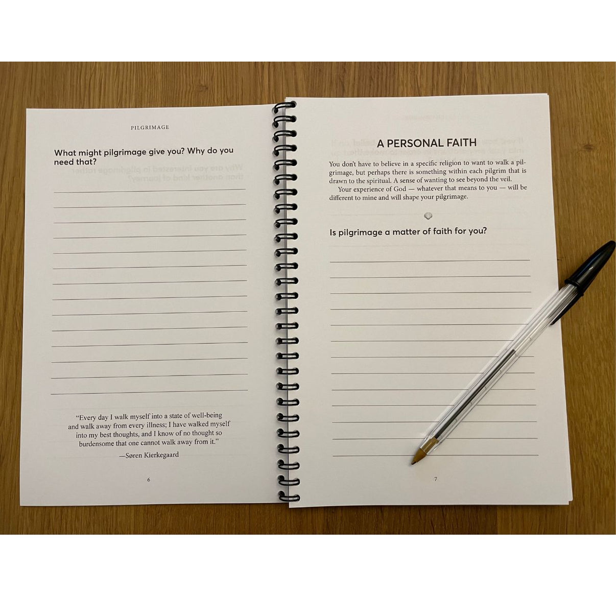 Pilgrimage Spiral-Bound Companion Workbook – The Creative Penn